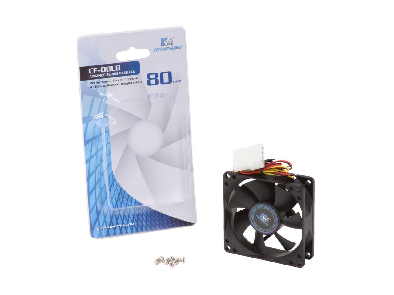 KINGWIN Kingwin 80mm CF-08LB Silent Fan CF-08LB Case cooler - Newegg.com