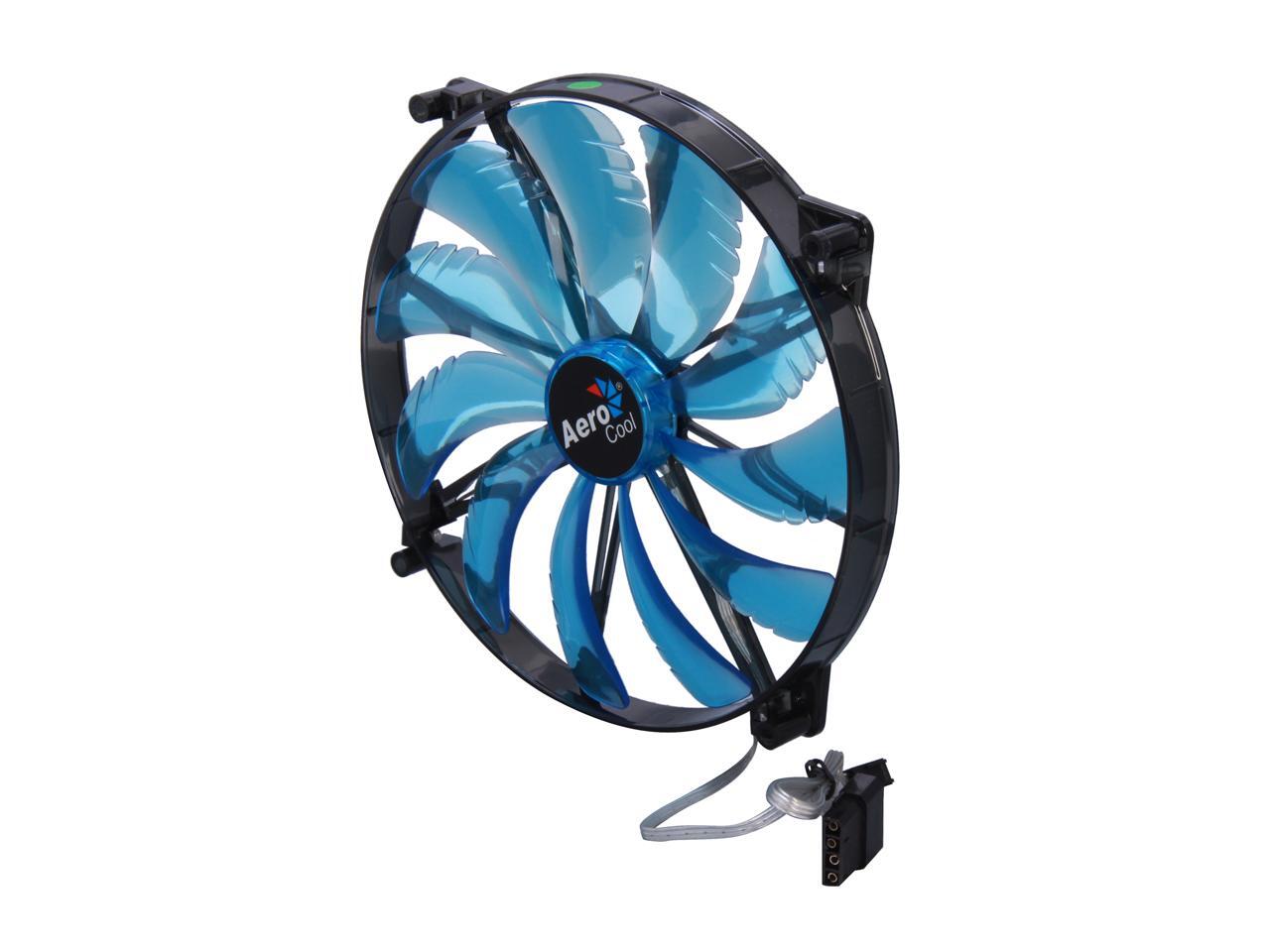 AeroCool Silent Master 200mm Blue LED Case Fan - Newegg.ca