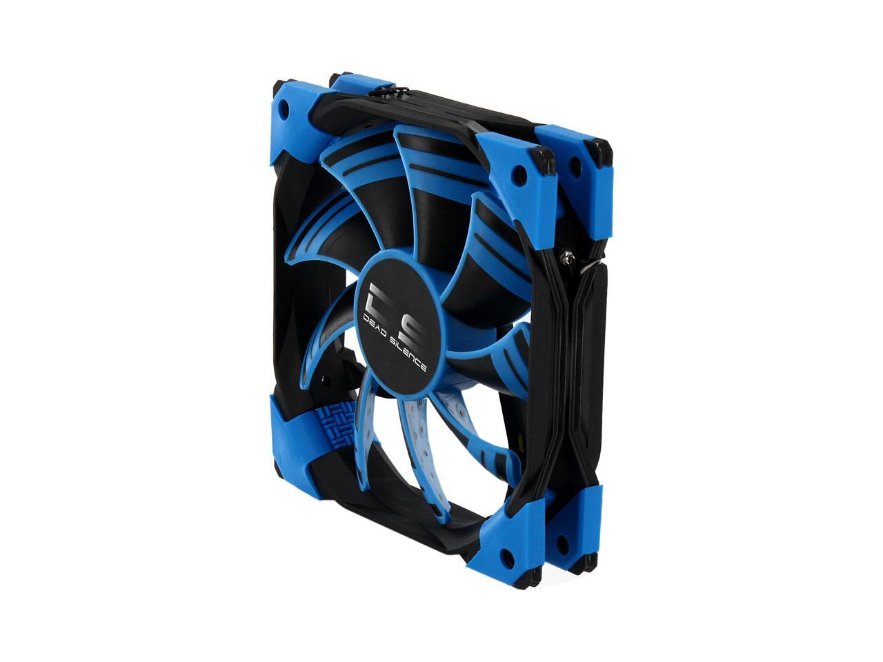 AeroCool DS 120mm Blue Patented Dual layered blades with noise and ...