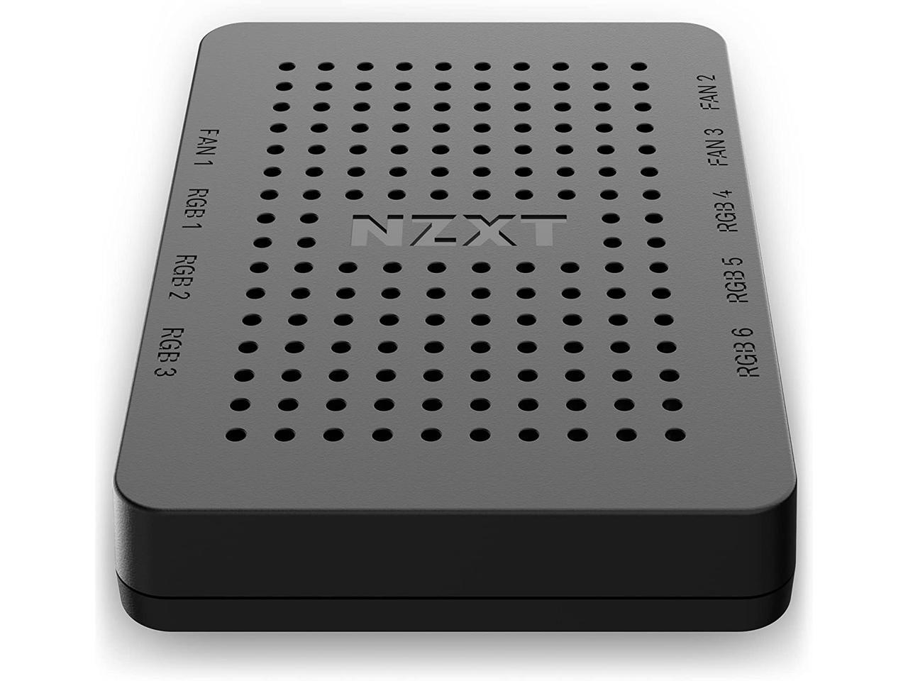 NZXT RGB & Fan Controller AC-CRFR0-B1 - 6(Six) RGB Lighting Channels ...