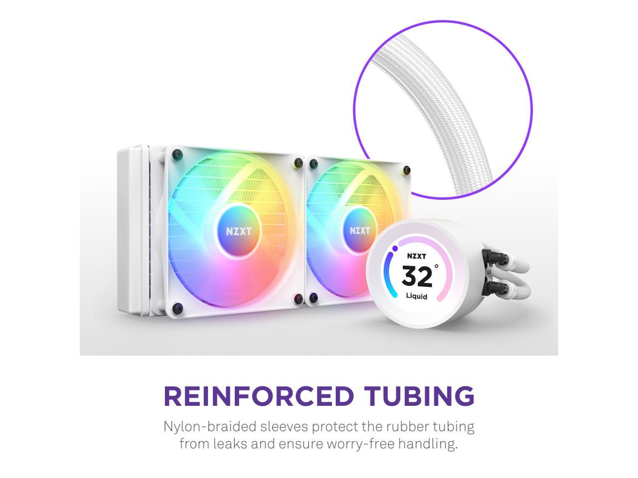 NZXT Kraken Elite RGB 240mm - RL-KR24E-W1 – RGB AIO CPU Liquid Cooler ...