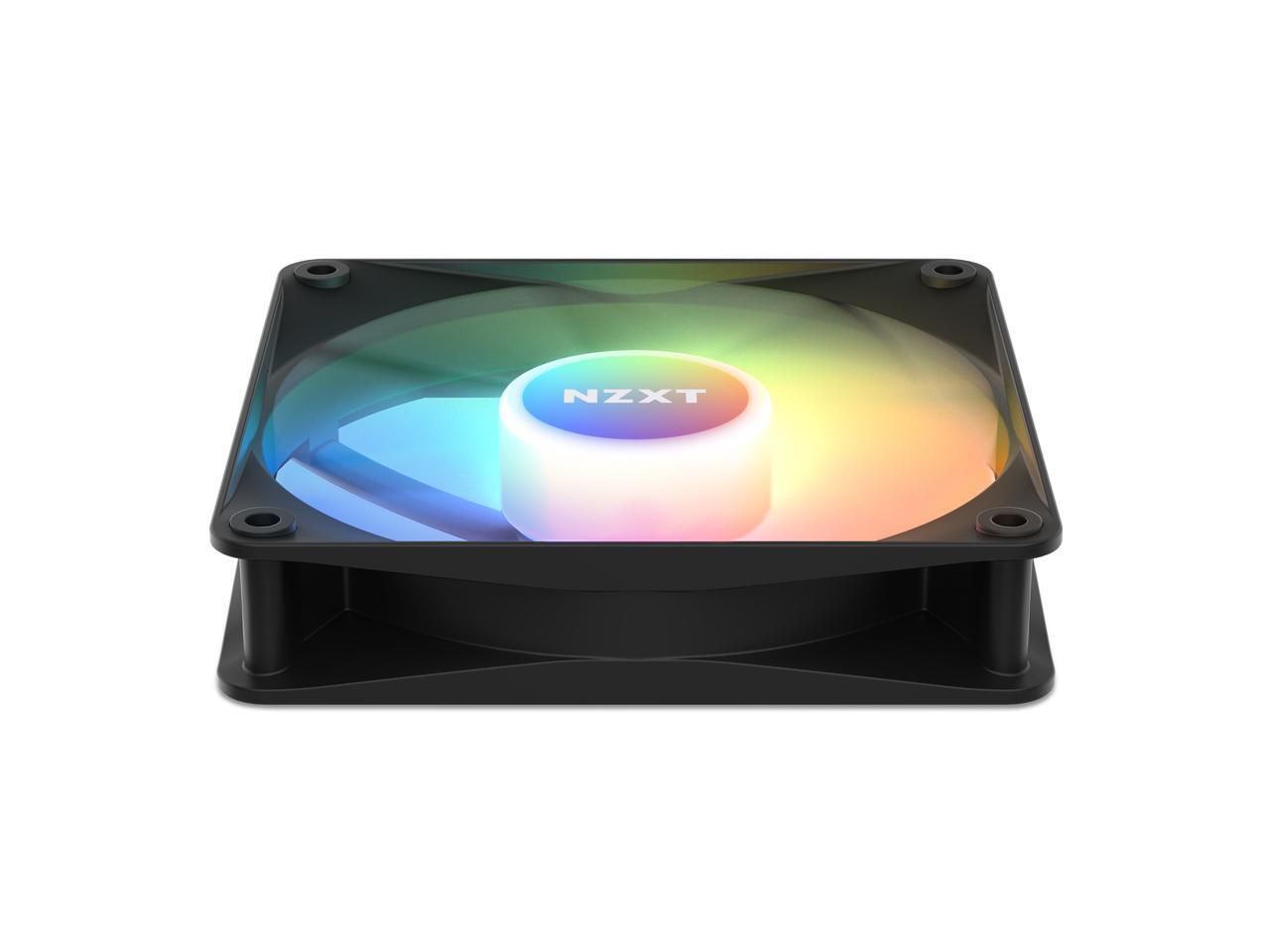 NZXT F120 RGB Core Fan - RF-C12SF-B1 - 120mm Hub-Mounted RGB Fan ...