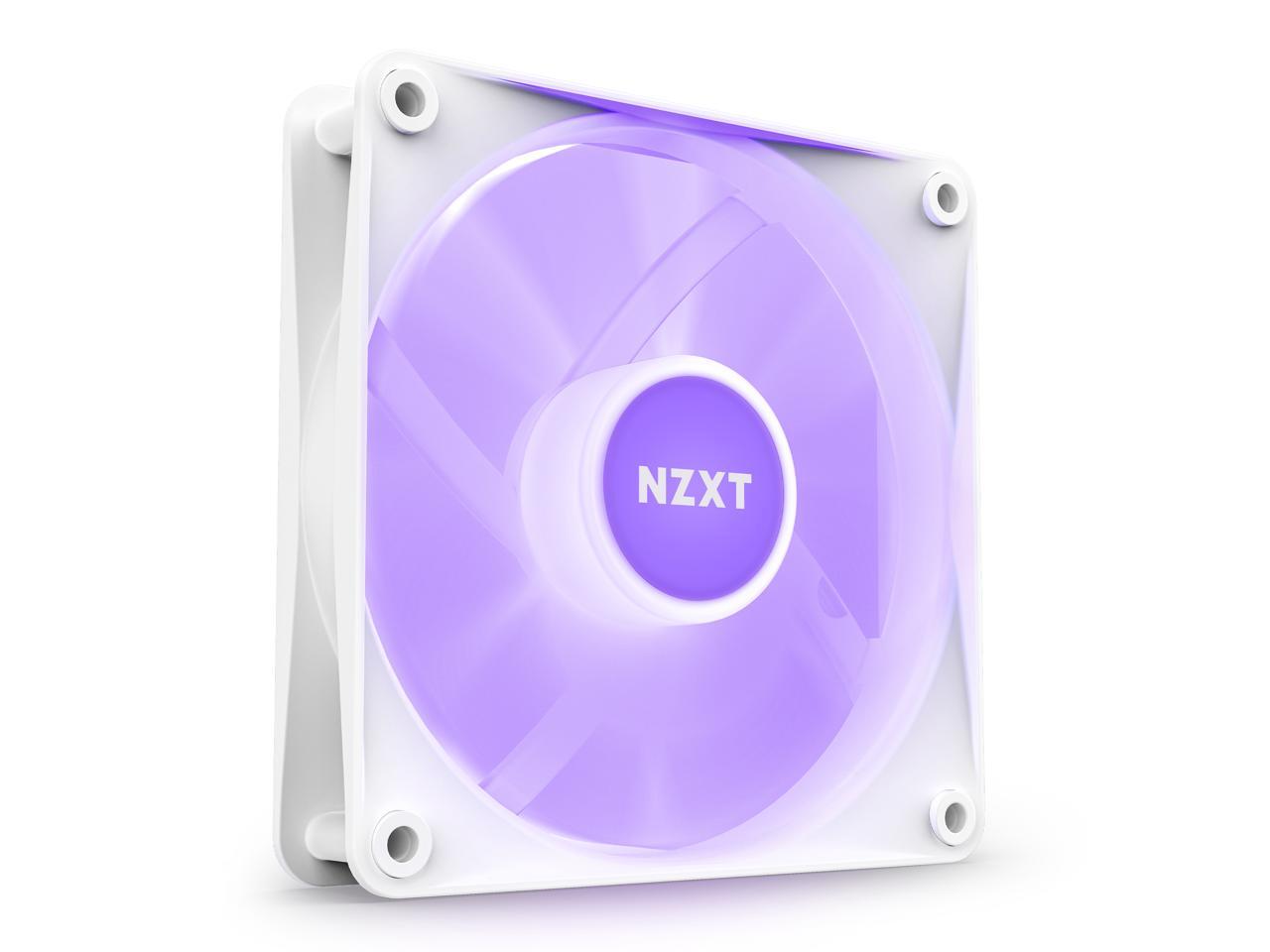 NZXT F120 RGB Core Fan - RF-C12TF-W1 - 120mm Hub-Mounted RGB Fan ...