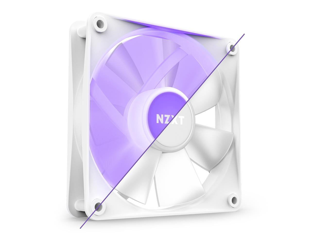 NZXT F140 RGB Core Fan - RF-C14SF-W1 - 140mm Hub-Mounted RGB Fan ...