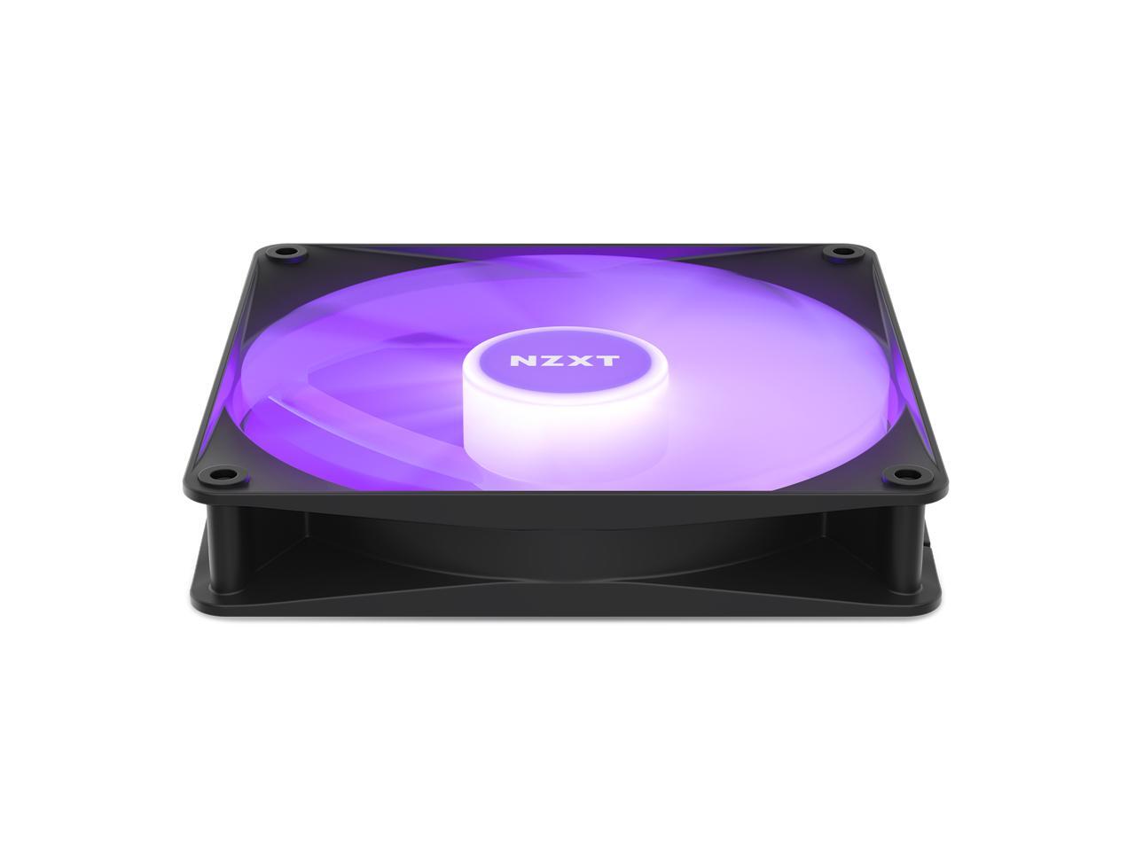 NZXT F140 RGB Core Fan - RF-C14DF-B1 - 140mm Hub-Mounted RGB Fan ...