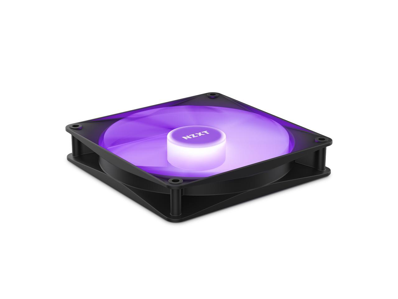 NZXT F140 RGB Core Fan - RF-C14DF-B1 - 140mm Hub-Mounted RGB Fan ...