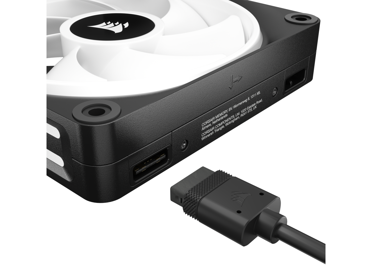 CORSAIR QX RGB Series, iCUE LINK QX120 RGB, 120mm Magnetic Dome RGB Fan ...