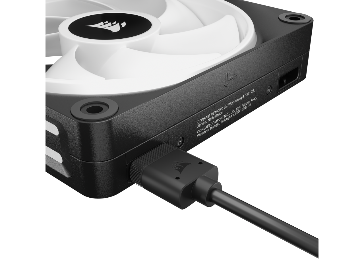 Corsair Qx Rgb Series Icue Link Qx120 Rgb 120mm Magnetic Dome Rgb Fan