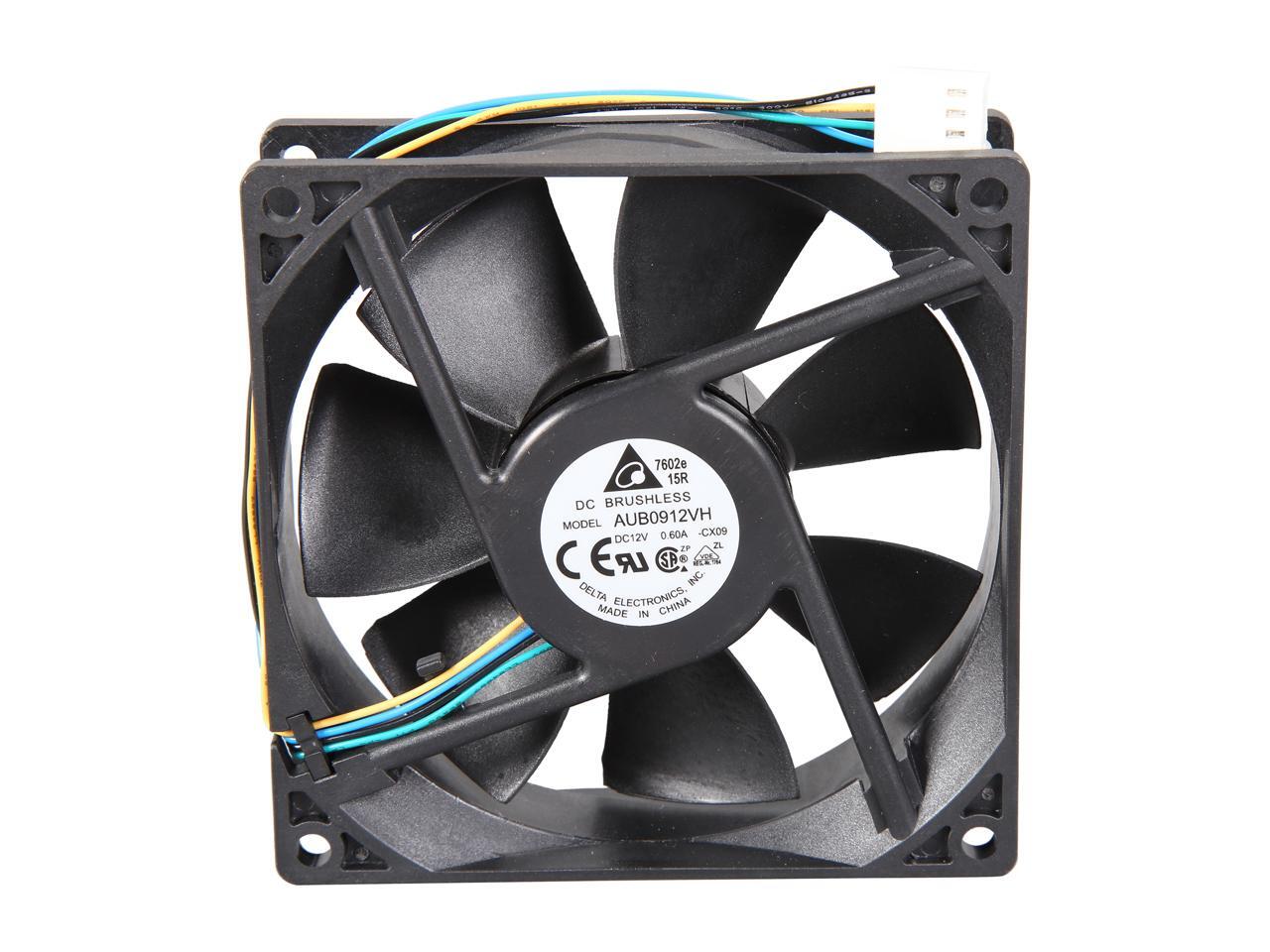AUB0912VH PWM Cooling Fan 3800 RPM 68 CFM 45 dBA 92x92x25mm - Newegg.com