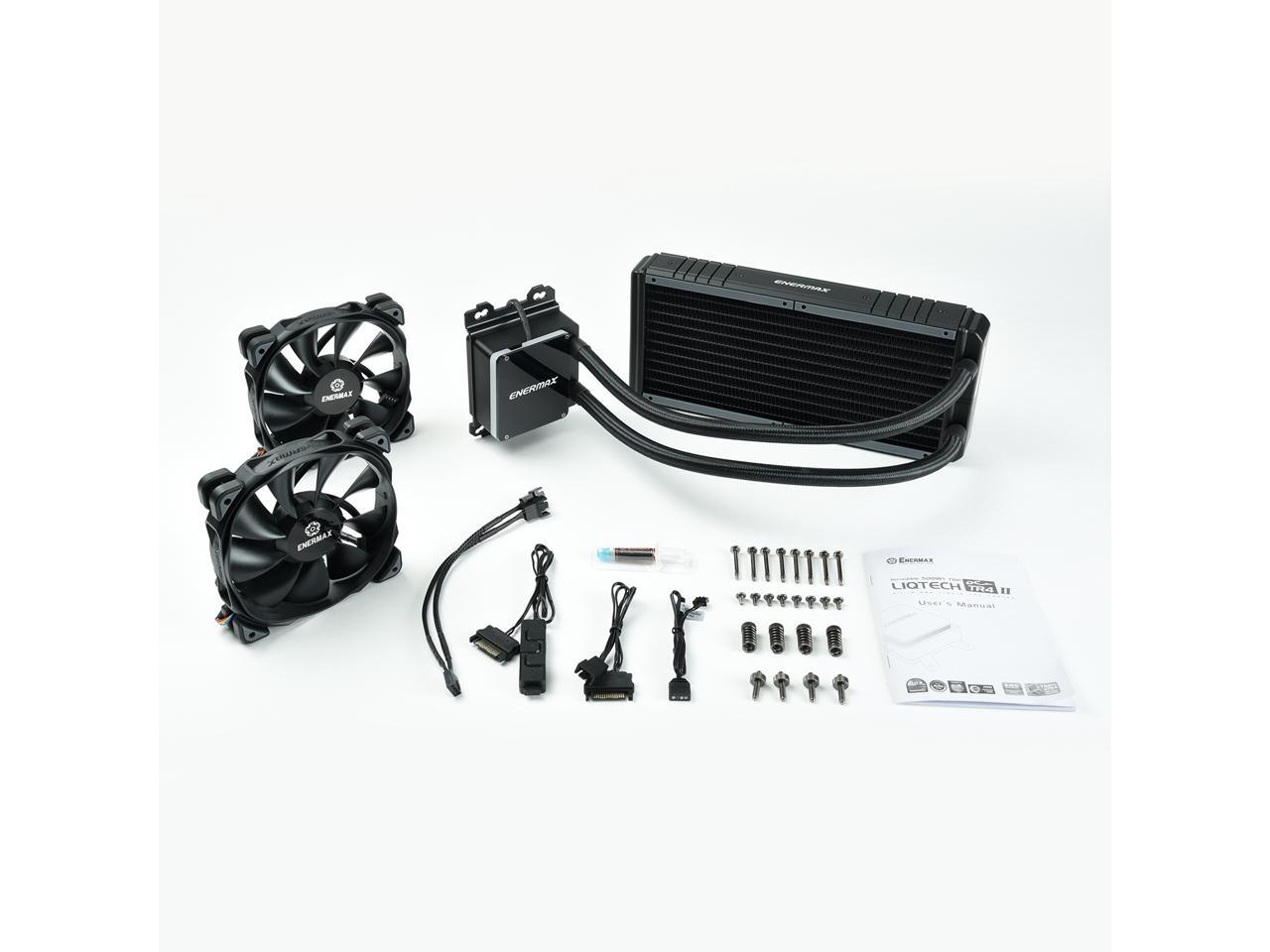 ENERMAX LIQTECH II TR4 240 All-in-one CPU Liquid Cooler for AMD TR4 ...