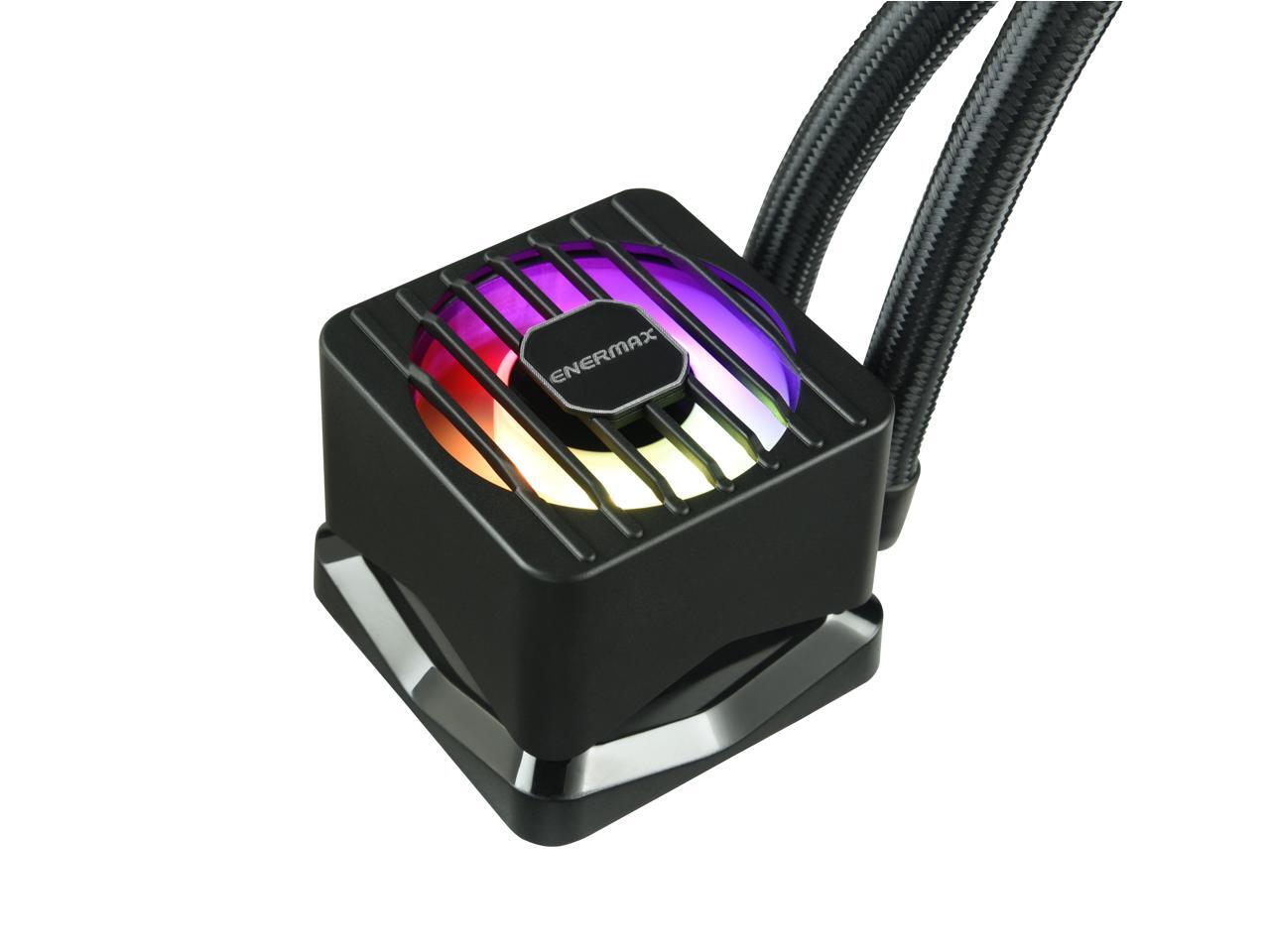 ENERMAX LIQMAXFLO SR 120 ARGB AIO CPU Liquid Cooler - 60mm VRM Fan up ...