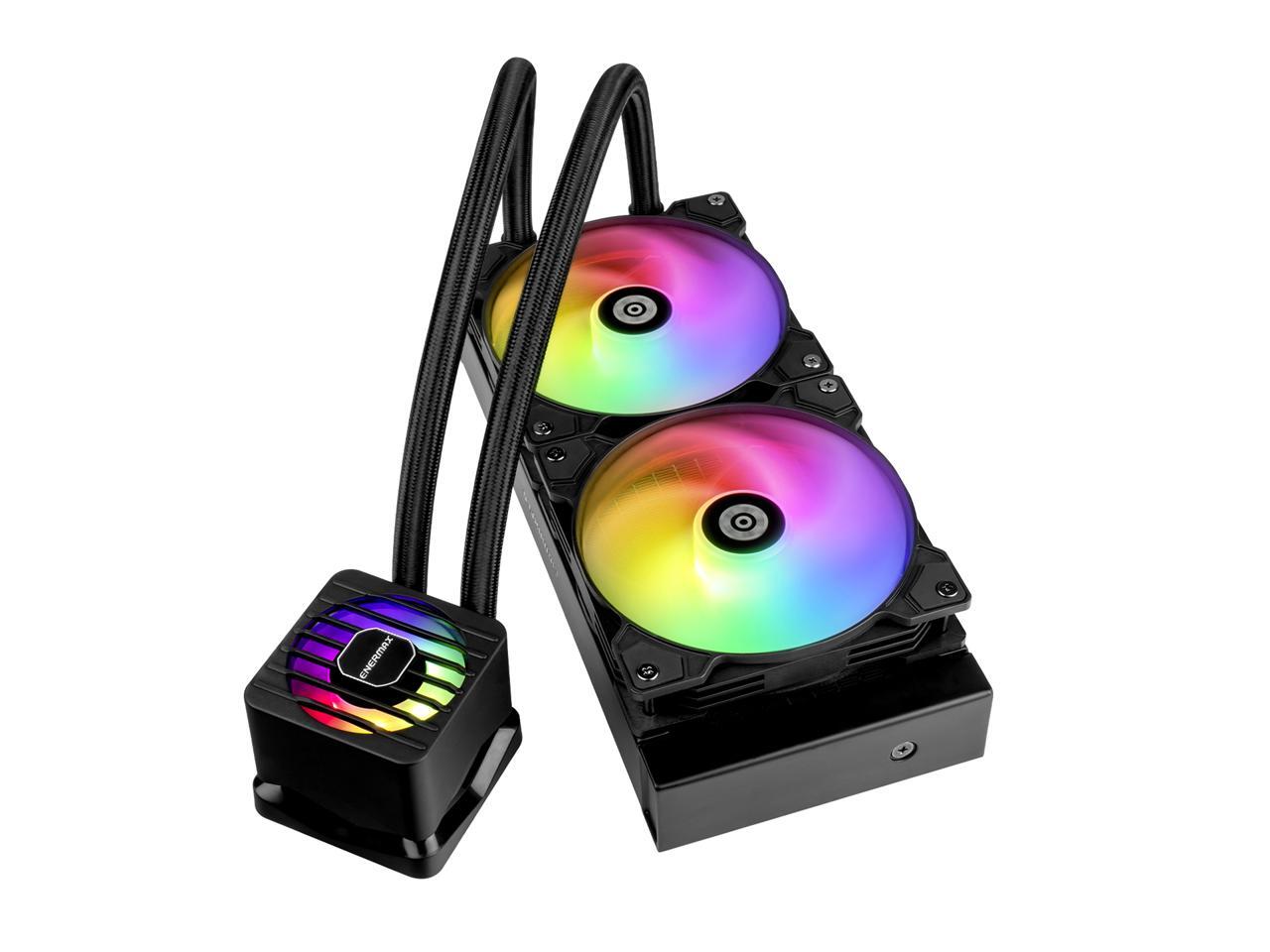 ENERMAX LIQMAXFLO 240 ARGB AIO CPU Liquid Cooler - 60mm VRM Fan up to ...