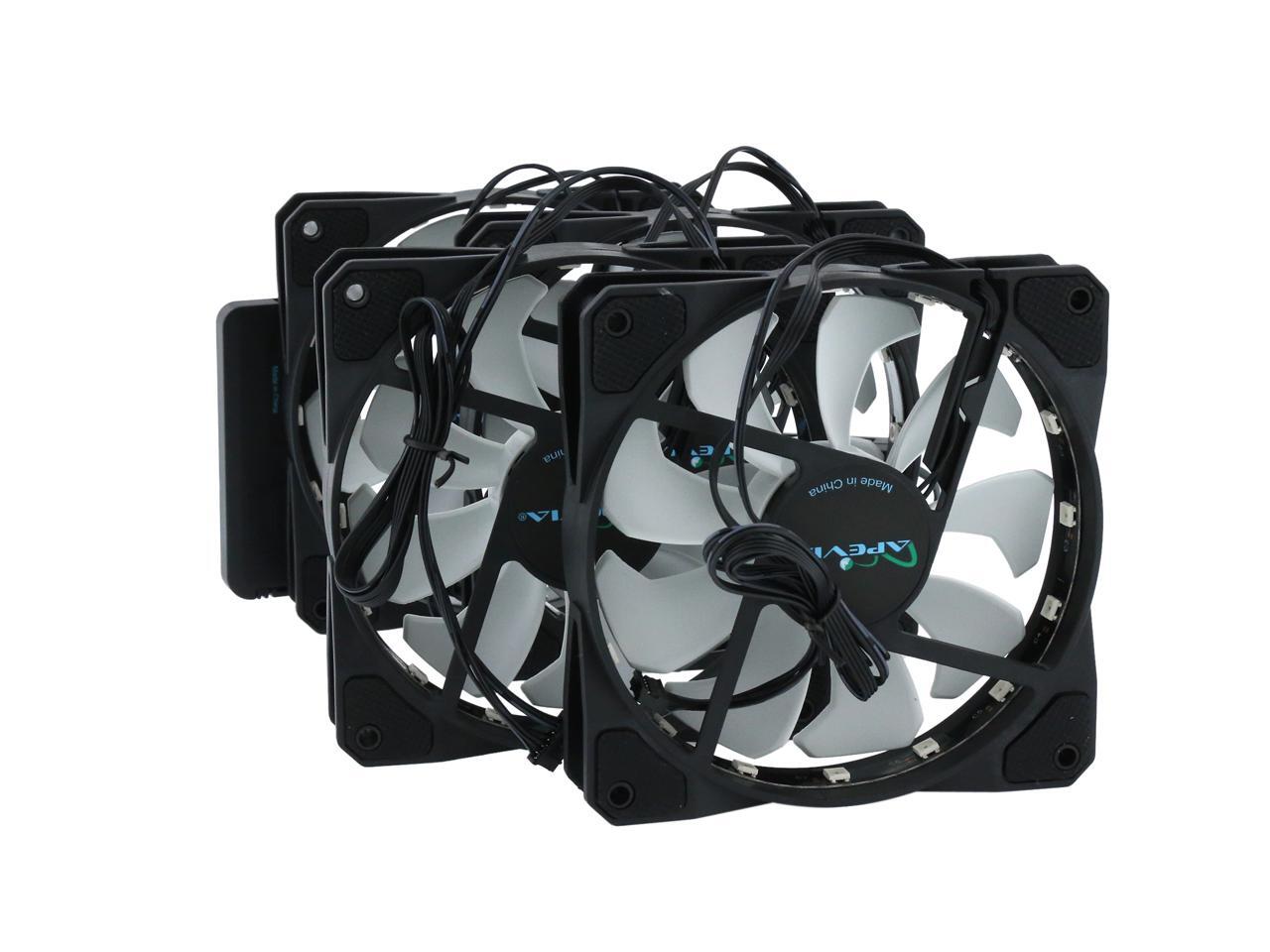 Apevia FR412L-RGB FrostBlade 120mm Silent Addressable RGB Color ...
