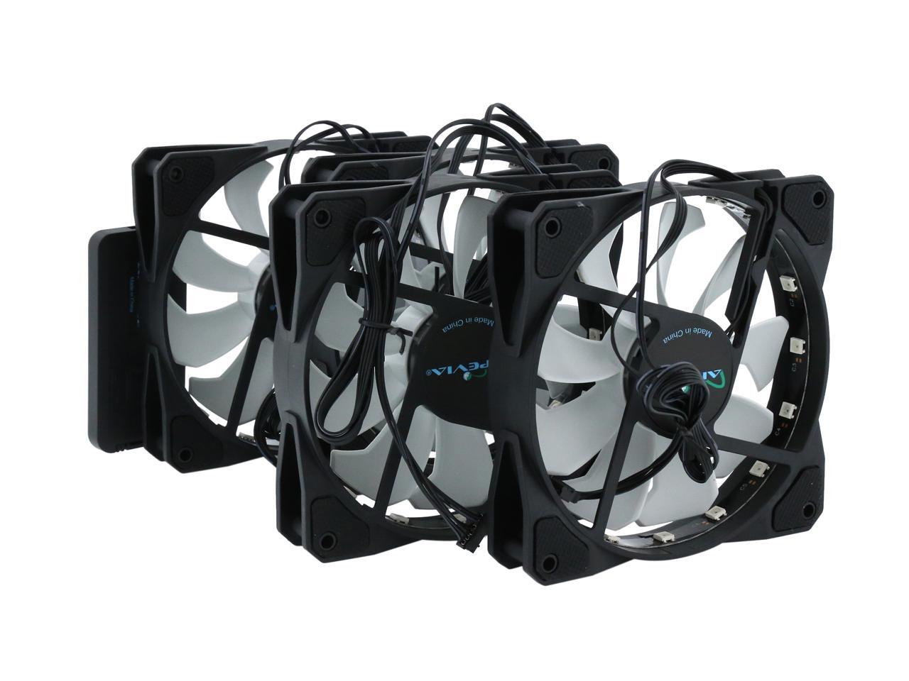 Apevia FR412L-RGB FrostBlade 120mm Silent Addressable RGB Color ...