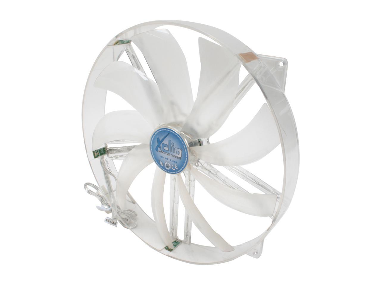 XCLIO Amazing Fan - 25cm Red, Blue, Green & Random LED Case Fan ...