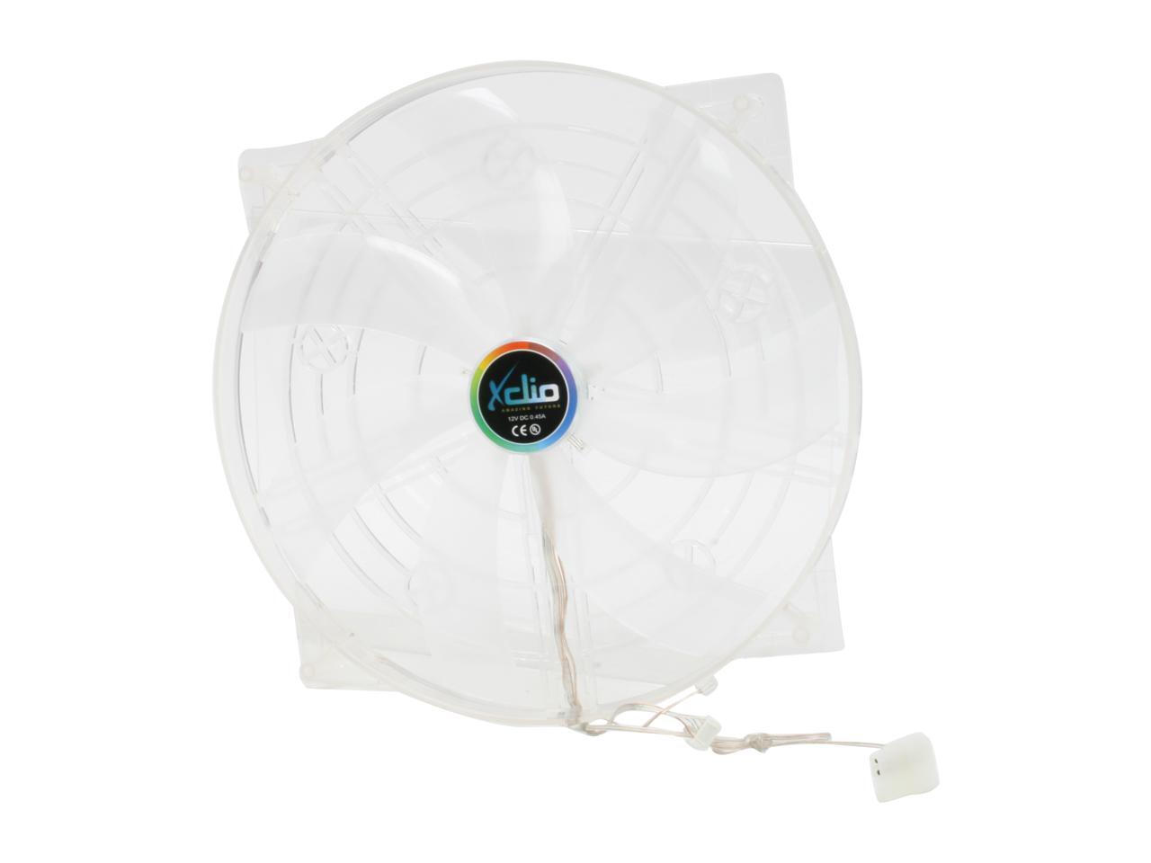 XCLIO Amazing Fan - 36cm Red, Blue, Green & Random LED Case cooler ...