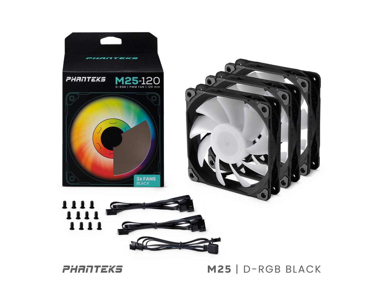 Phanteks M25 120 D Rgb Fan High Airflow Radiator Performance Pwm Control Up To 2000rpm Argb