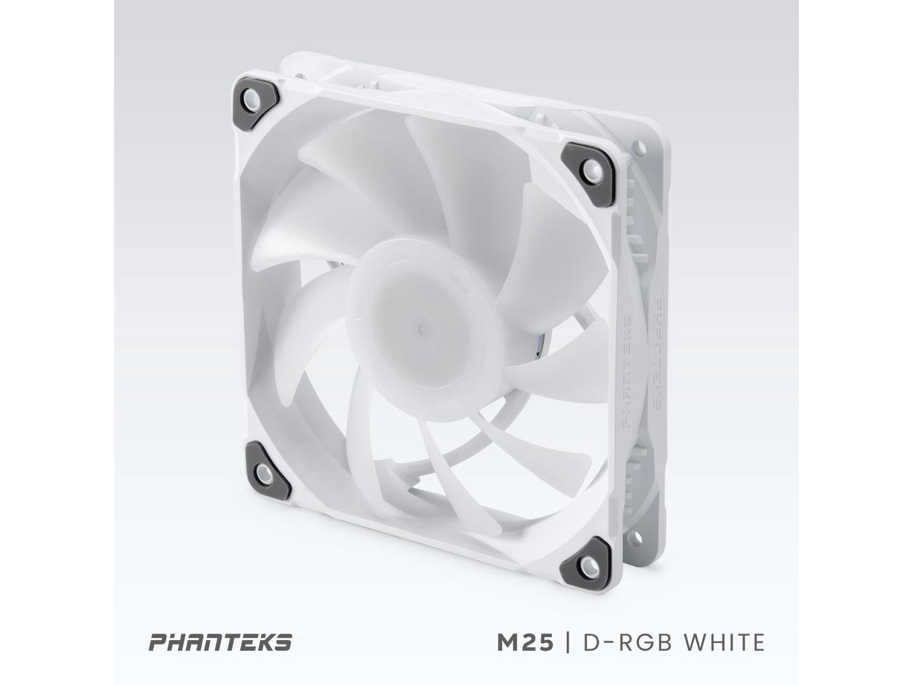 Phanteks M25-120 D-RGB fan, High-Airflow radiator performance, PWM ...