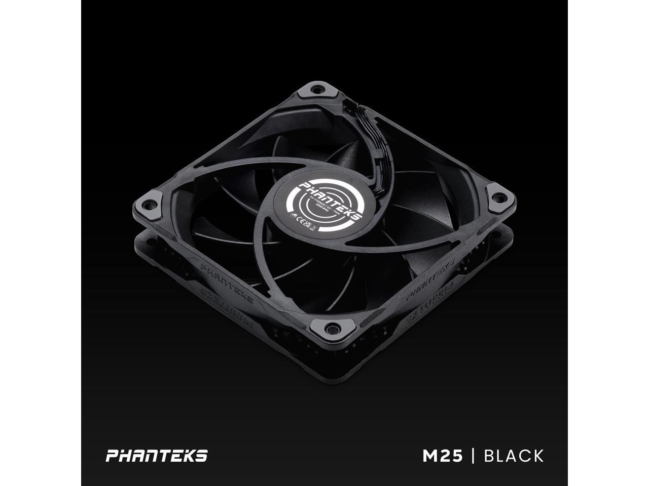 Phanteks M25-120 fan, High-Airflow radiator performance, PWM control up ...