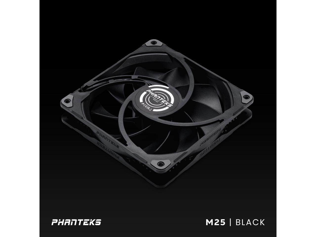 Phanteks M25-140 fan, High-Airflow radiator performance, PWM control up ...