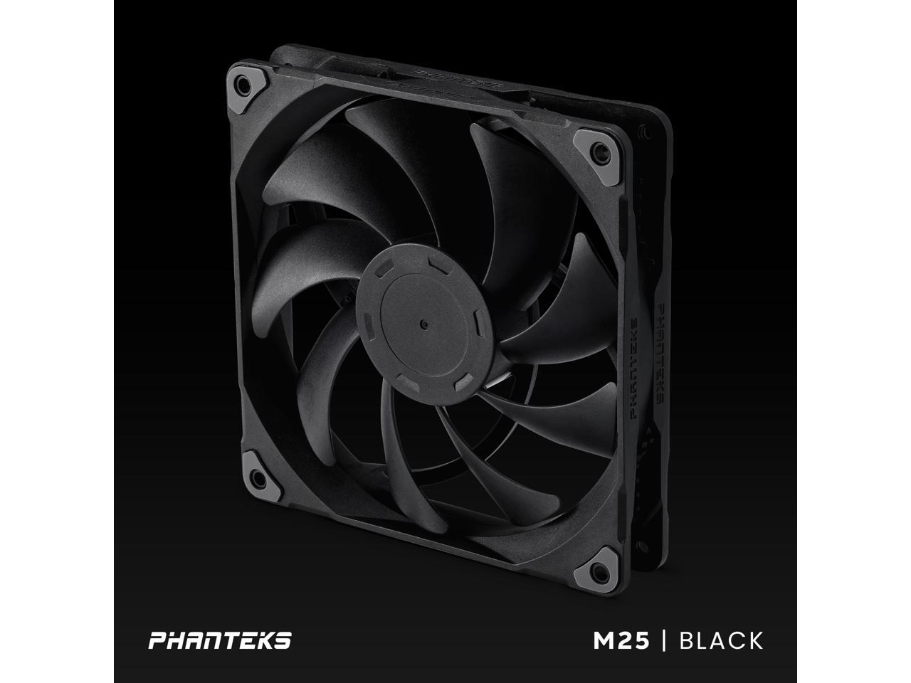 Phanteks M25-140 fan, High-Airflow radiator performance, PWM control up ...