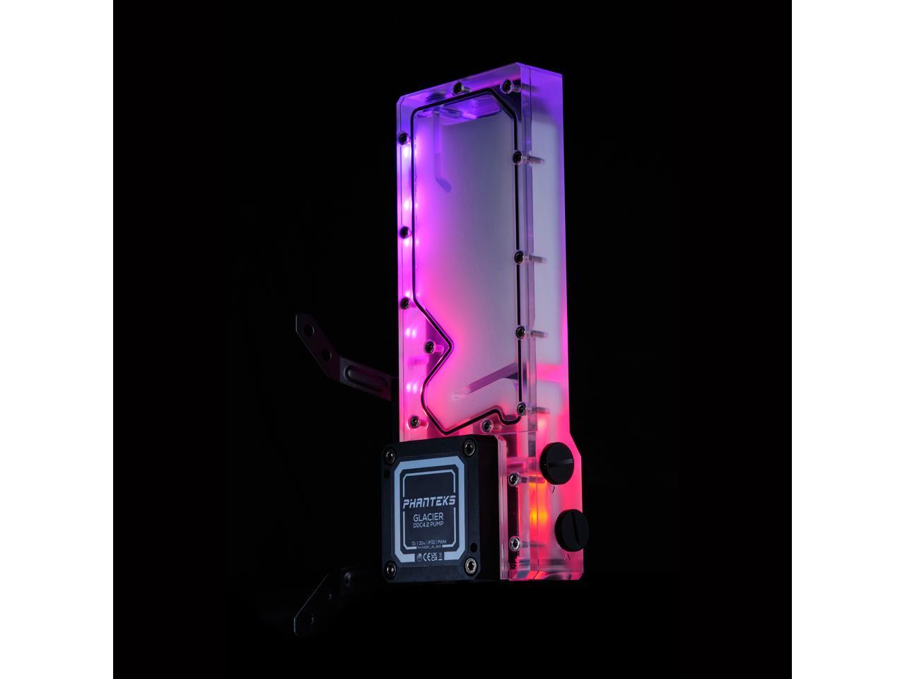 Phanteks Glacier R220C Combo Reservoir with DDC pump, transparent ...