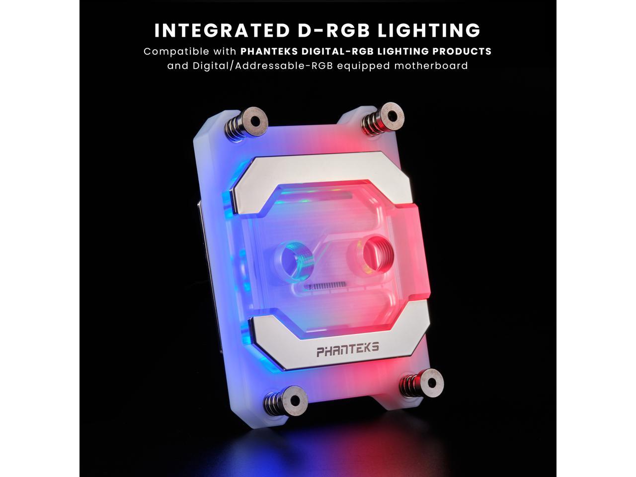 Phanteks Glacier C370A CPU Water Block for AMD Sockets AM4 and AM5 ...