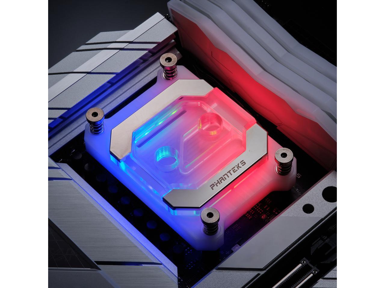 Phanteks Glacier C370A CPU Water Block for AMD Sockets AM4 and AM5 ...