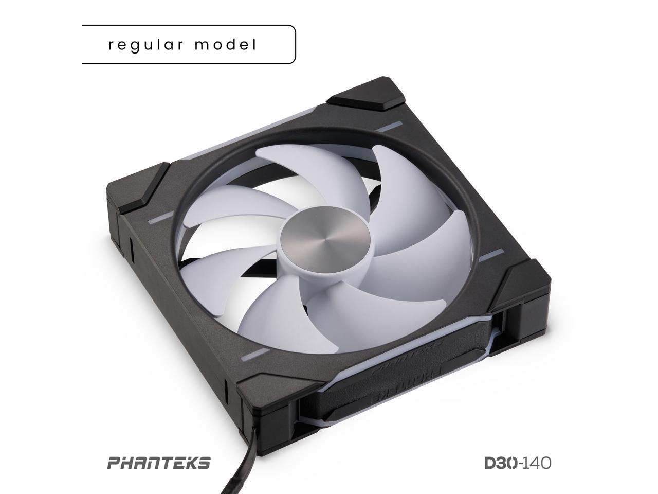 Phanteks D30-140 DRGB PWM FAN, Premium D-RGB Performance Fan, ARGB/DRGB ...
