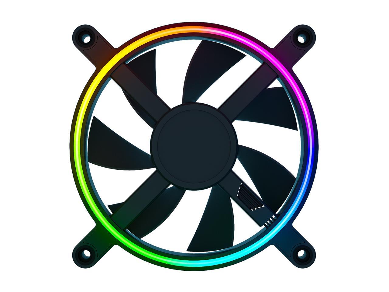 Razer Kunai Chroma RGB 120MM LED PWM Performance Fan - 3 Fans - Newegg.com