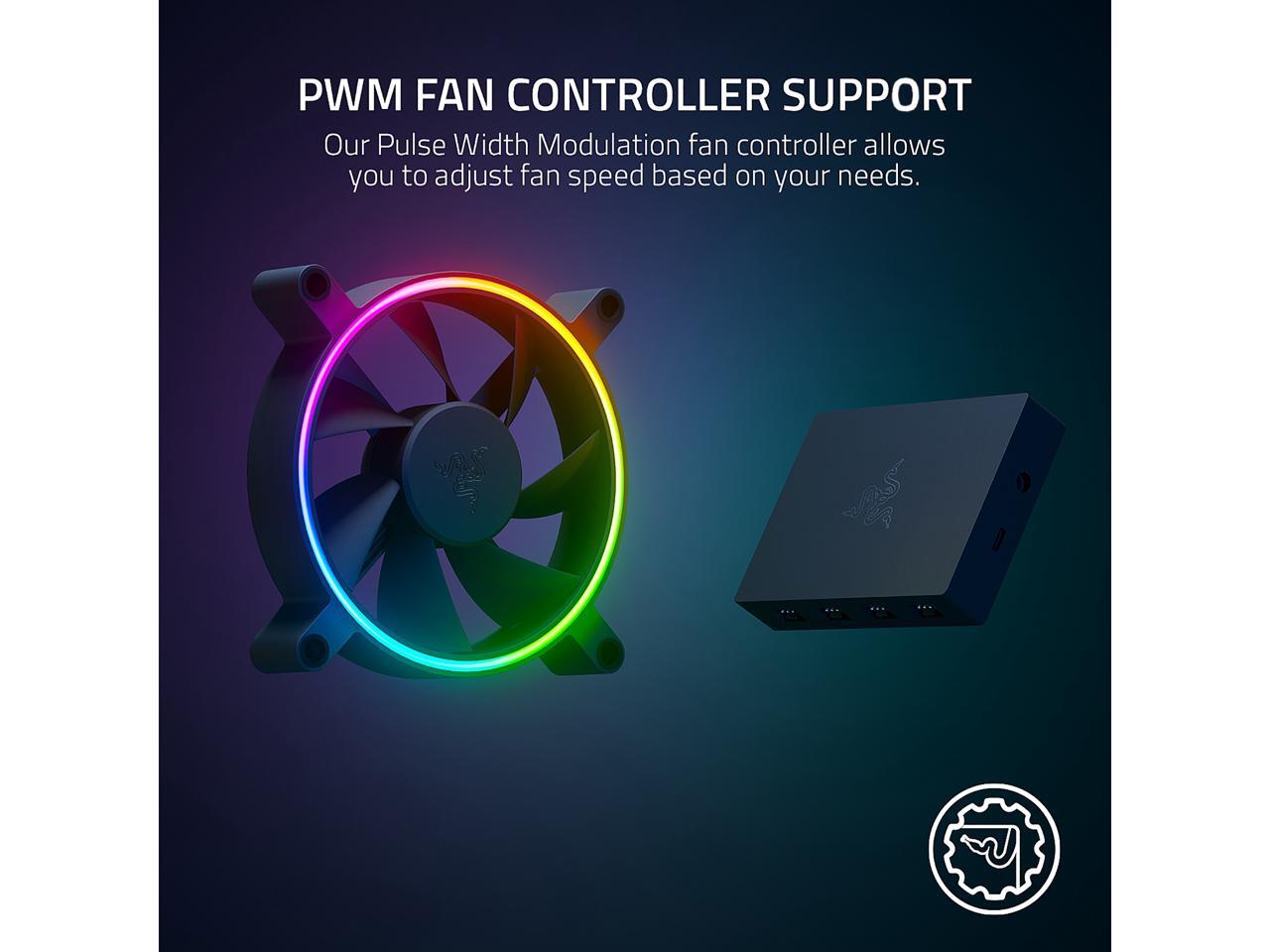 Razer Kunai Chroma RGB 140MM LED PWM Performance Fan - 3 Fans - Newegg.com