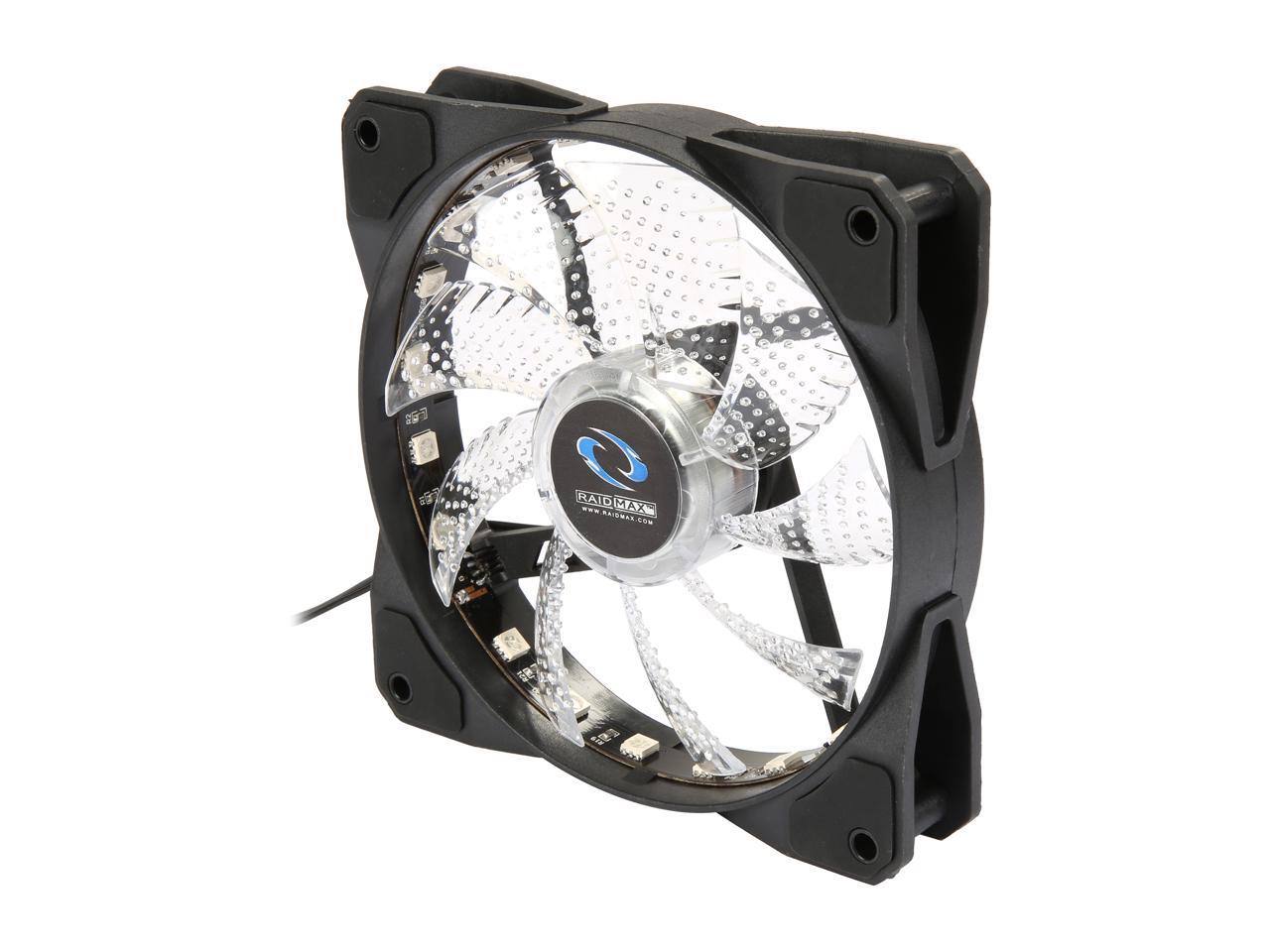 Raidmax RGB Fan NV-A120R3 RGB LED Case Fan - Newegg.com