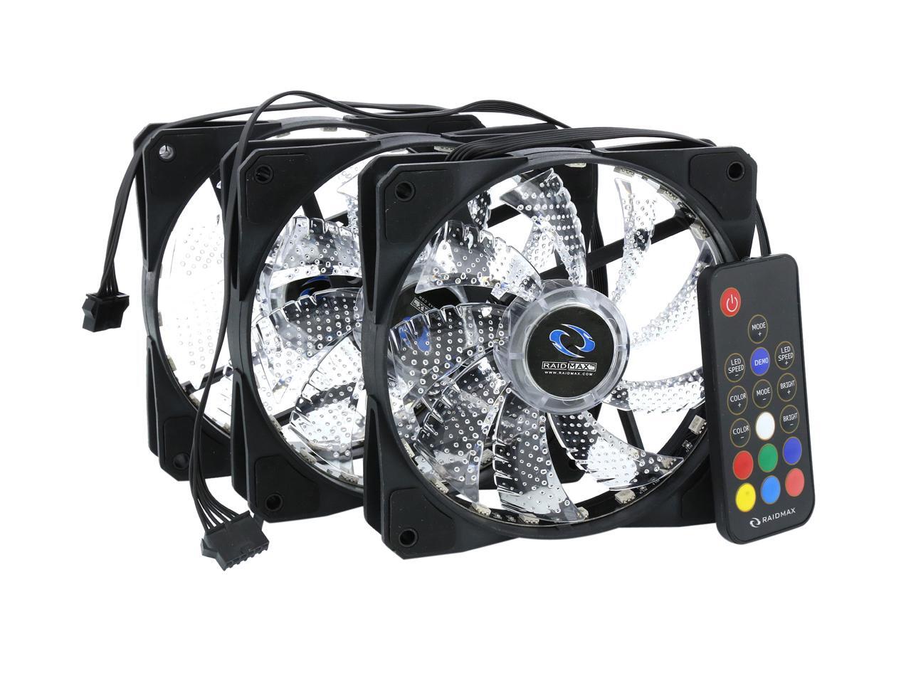 Raidmax RGB Fan NV-A120R3 RGB LED Case Fan - Newegg.com