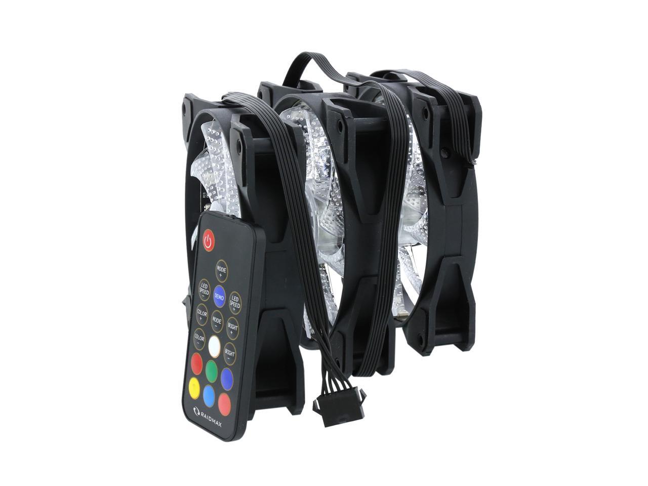 Raidmax RGB Fan NV-A120R3 RGB LED Case Fan - Newegg.com