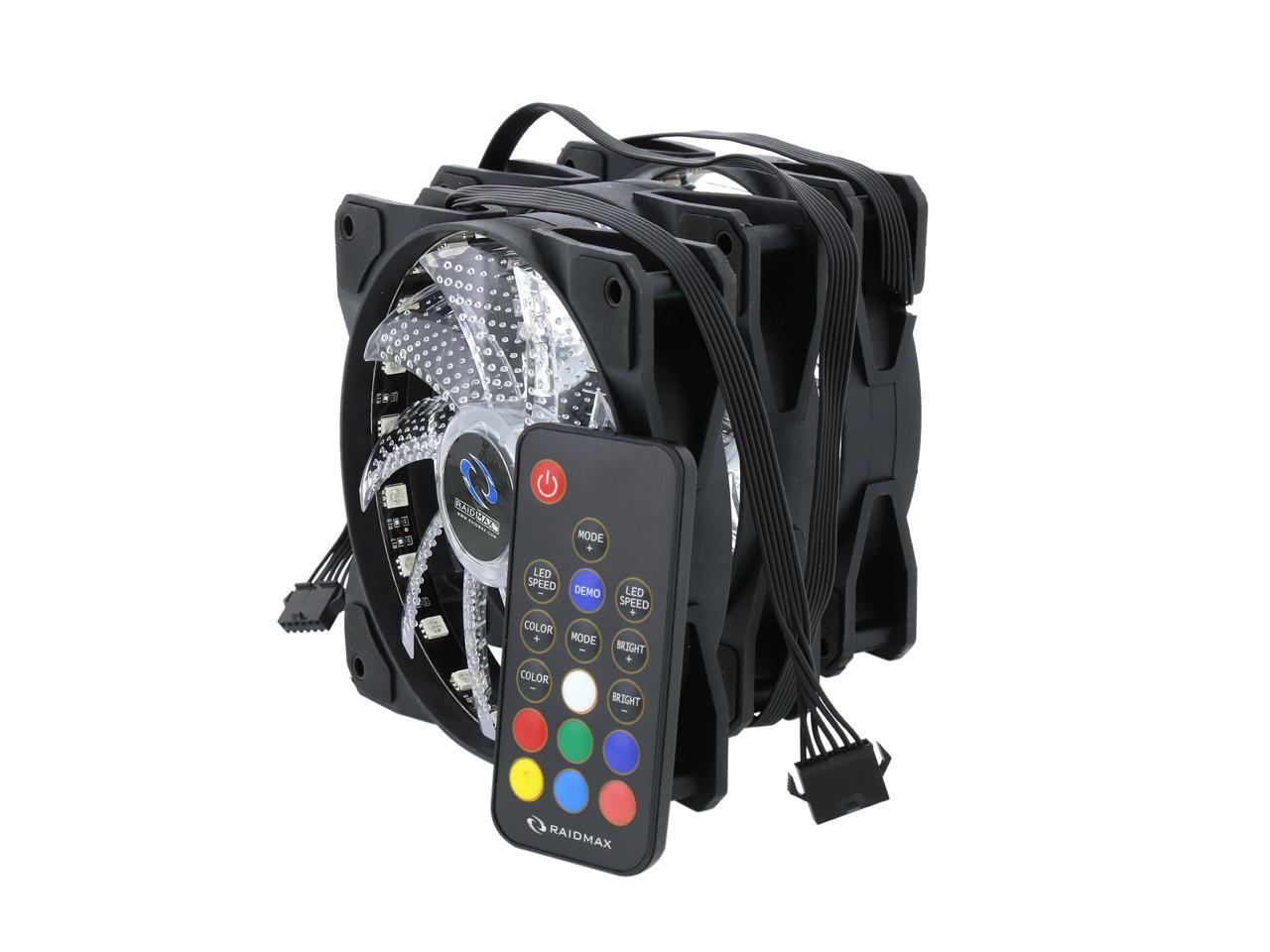 Raidmax RGB Fan NV-A120R3 RGB LED Case Fan - Newegg.com