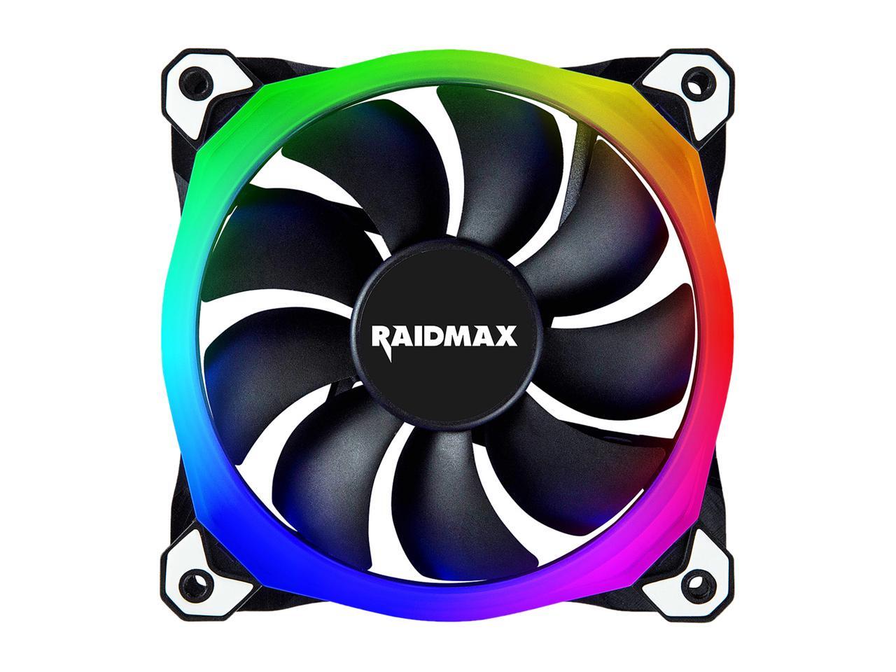 Raidmax RGB Fan NV-R120B RGB LED Case Fan - Newegg.com
