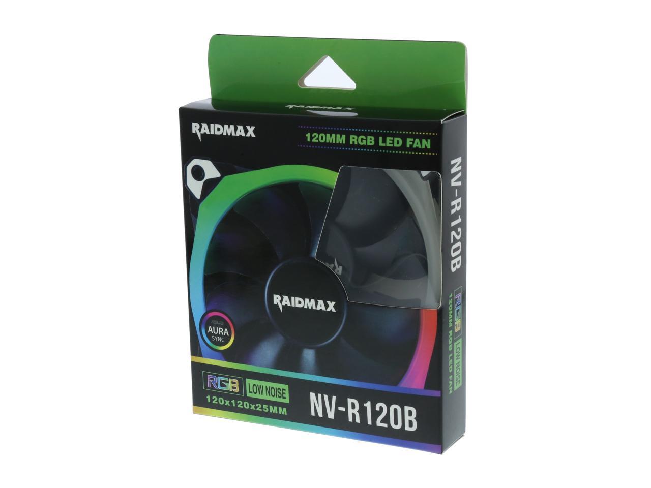 Raidmax RGB Fan NV-R120B RGB LED Case Fan - Newegg.com