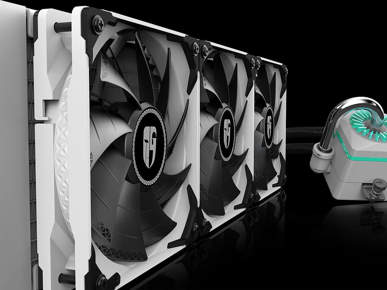 DEEPCOOL Gamer Storm CAPTAIN 360X WHITE, RGB AIO Liquid CPU Cooler ...