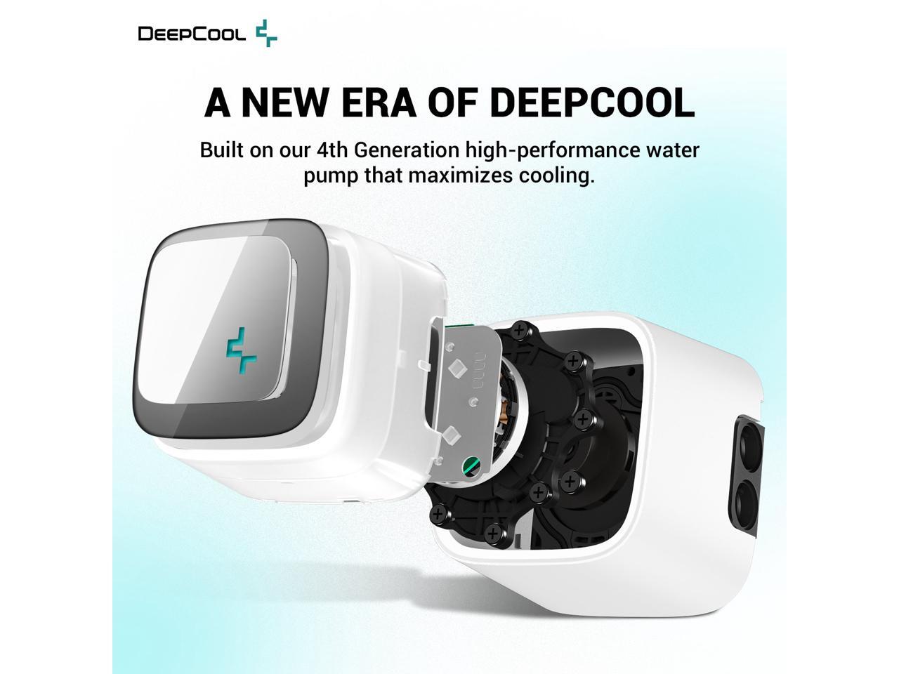 DeepCool LS720 WH Premium Liquid CPU Cooler, Intel LGA 1700/1200/115x ...