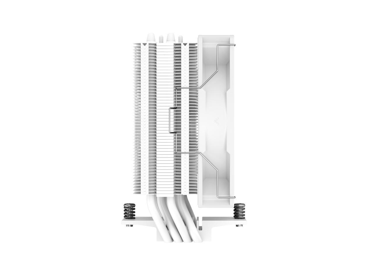 DeepCool AG400 WH ARGB Single-Tower CPU Cooler, 120mm Static ARGB Fan ...