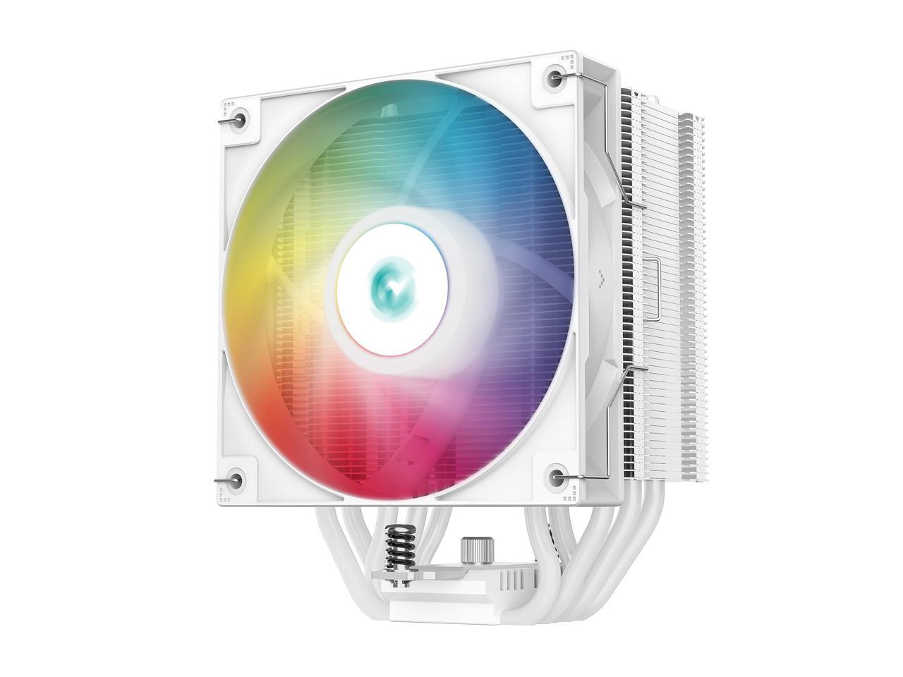 DeepCool AG500 WH ARGB Single-Tower Performance CPU Cooler, 5 Copper ...
