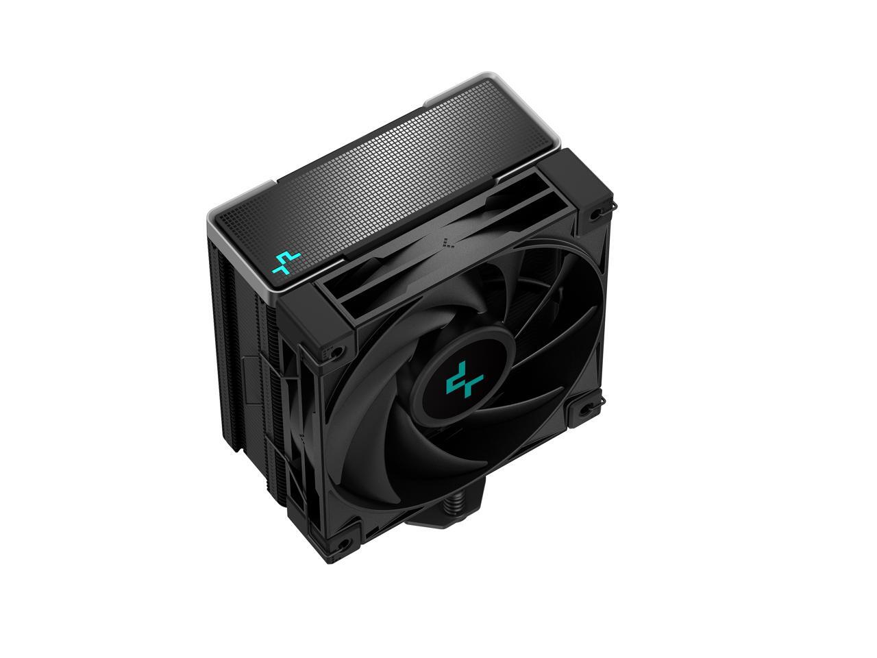 DeepCool AK400 ZERO DARK Performance CPU Cooler, 4 Copper Heat Pipes ...