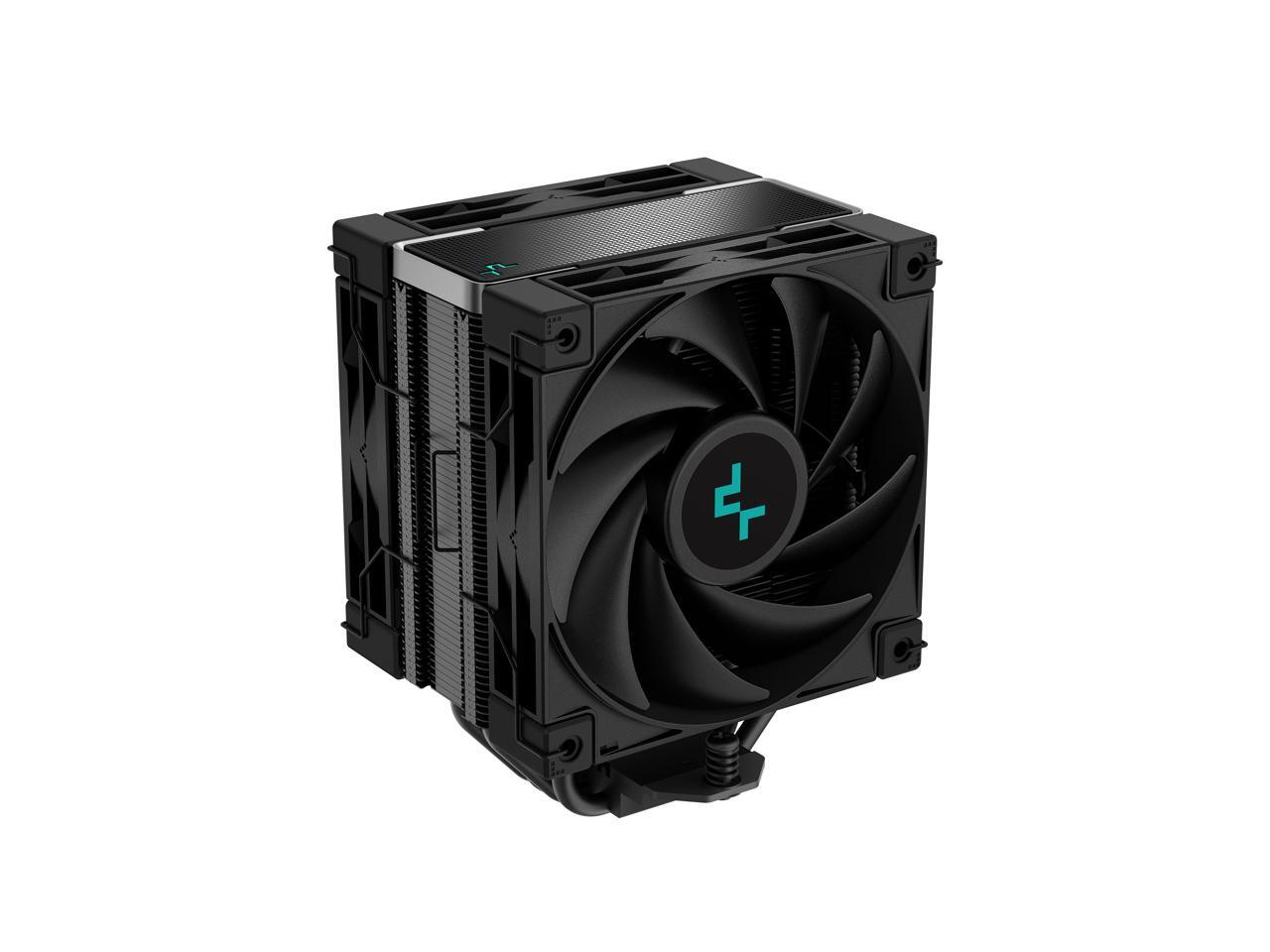 DeepCool AK400 ZERO DARK PLUS Performance CPU Cooler, 4 Copper Heat ...