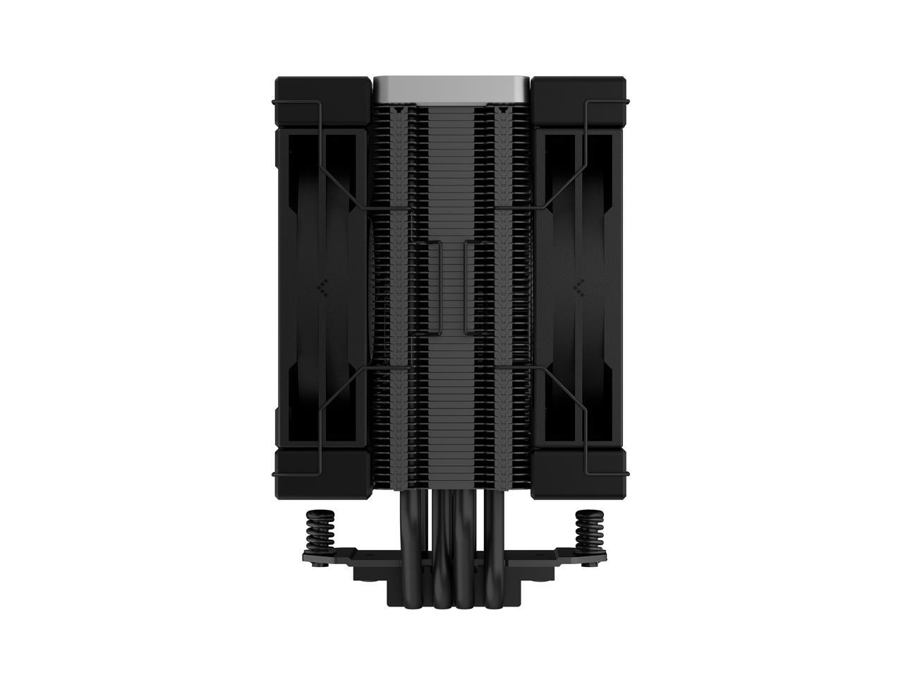 DeepCool AK400 ZERO DARK PLUS Performance CPU Cooler, 4 Copper Heat ...