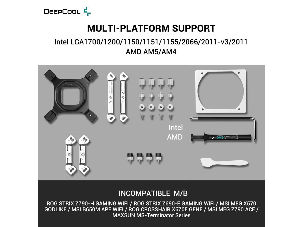 Deepcool ASSASSIN IV WH Premium CPU Air Cooler, Dual-Tower, 120/140mm ...