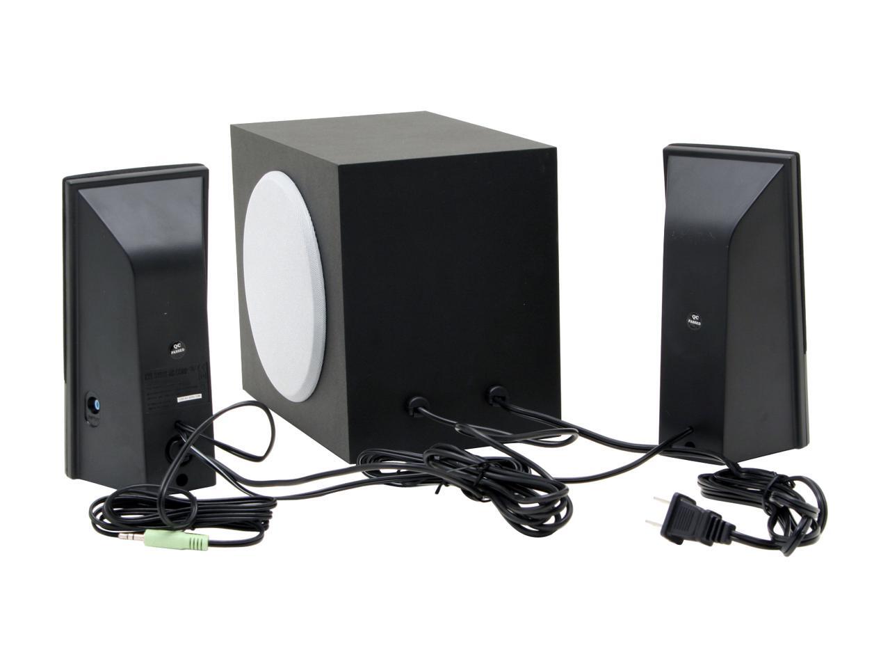 Genius SW-F2.1 500 12 Watts 2.1 Speaker System - Newegg.com