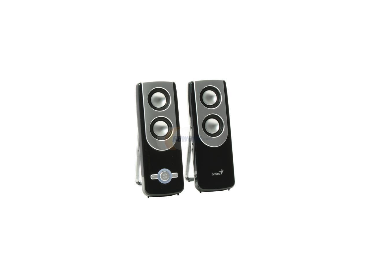 Genius SP-i350 10 Watts RMS 2.0 Black Expert Speakers for MP3 & NB ...