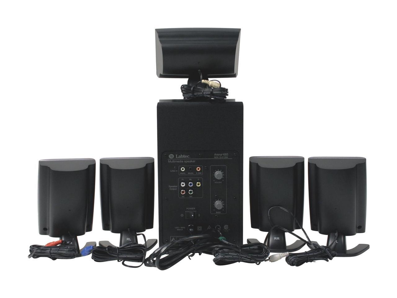 Labtec ARENA 685 5.1 Speaker - Newegg.com