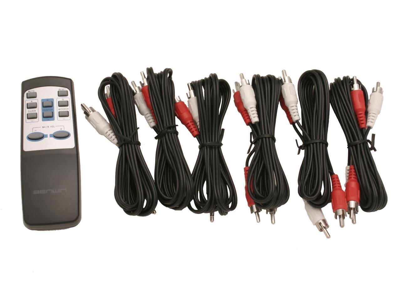 BENWIN ECCO5.1S 5.1CH 680W Home Audio Speakers W/ Silver Color ...