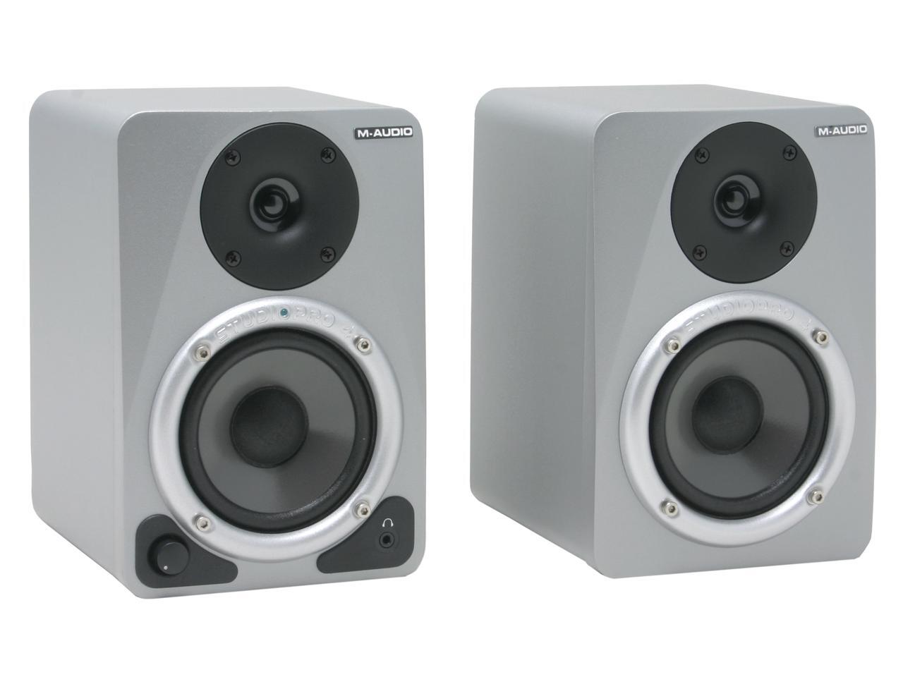 M-AUDIO StudioPro 4 2.0 Professional Audio Monitor - Newegg.com